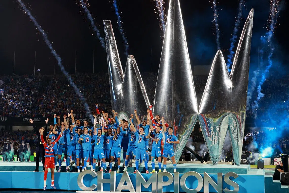 Cruz Azul thrash Vancouver Whitecaps to win CONCACAF Champions Cup ...
