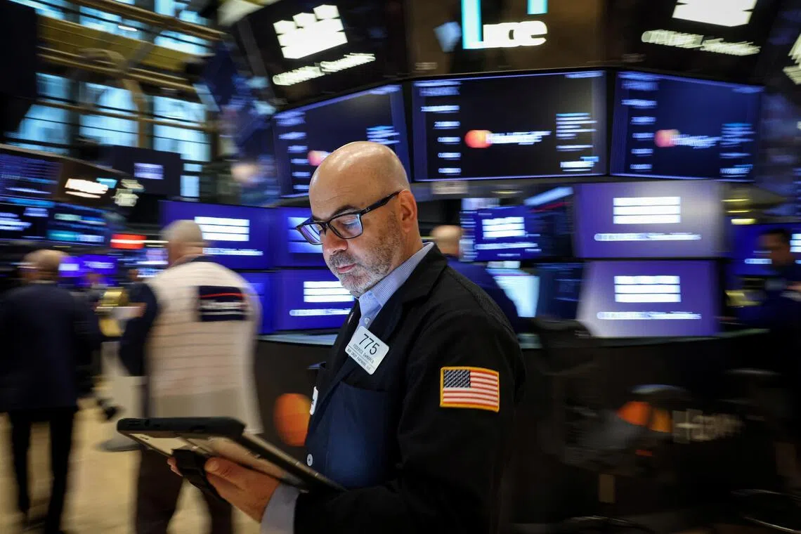 S&P 500 ends down as chip stocks give up gains | The Straits Times