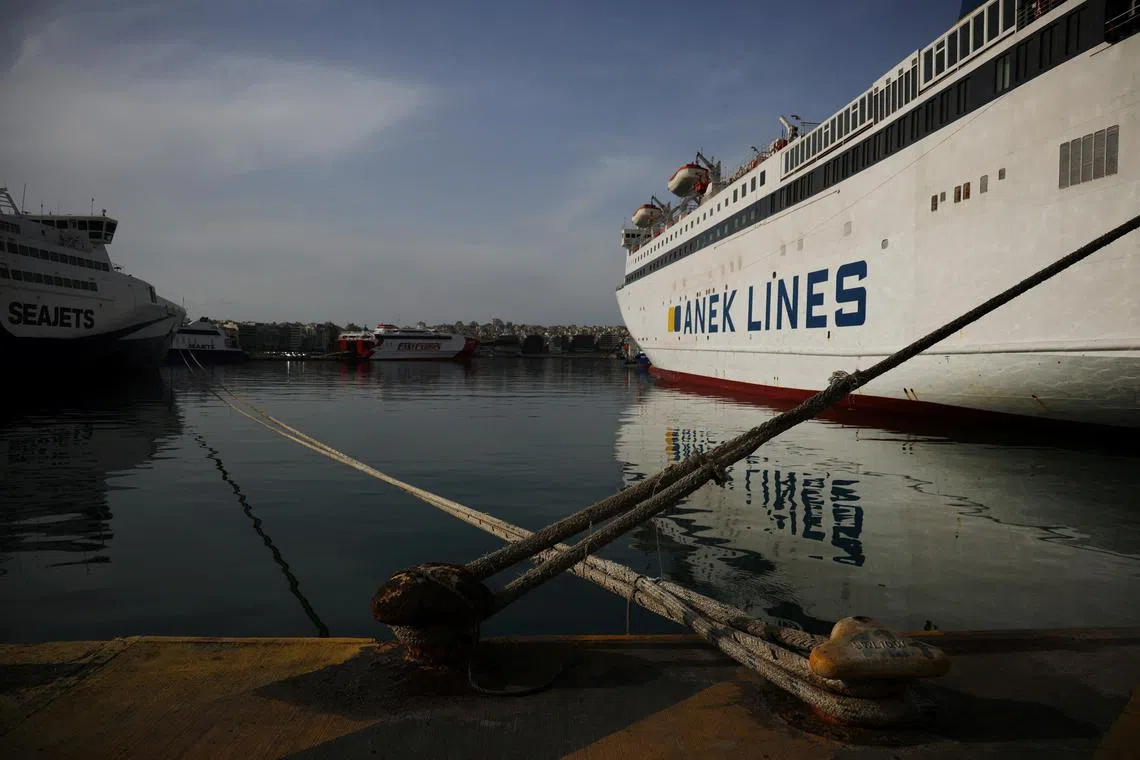 Ships docked, trains halted as striking Greek workers protest over ...