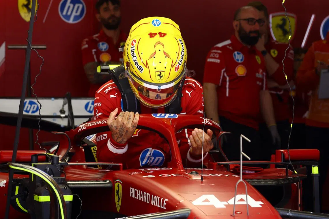Hamilton takes first pole for Ferrari in China sprint race | The ...