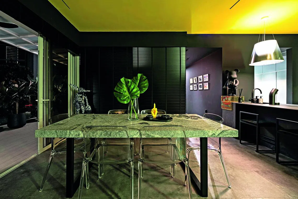 The Chic Home: Funky five-room Siglap penthouse for couple with big sneaker collection | The ...