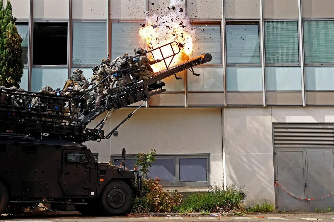 Elite French tactical unit hopes for peaceful Paris Games | The Straits ...