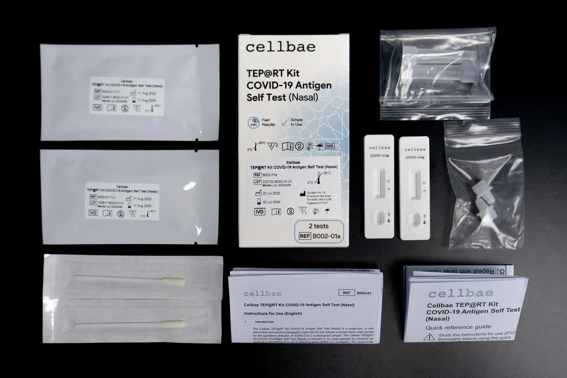 First Covid-19 ART kit developed and made in S’pore approved for sale ...