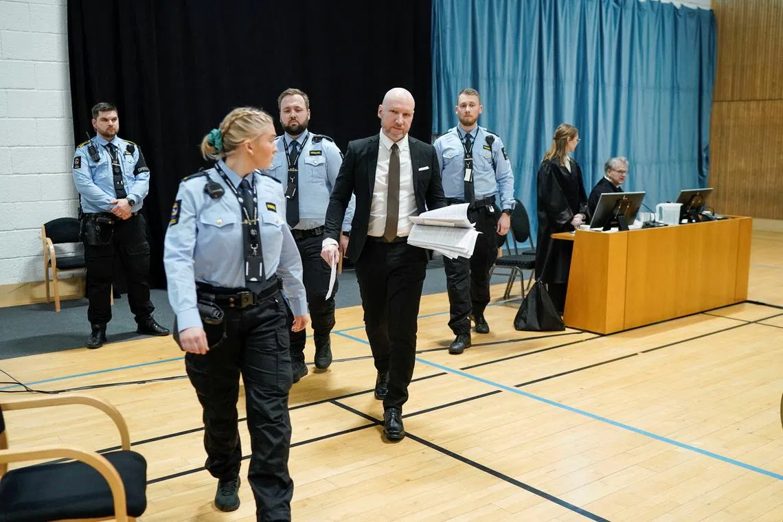 Norwegian mass killer Breivik seeks parole for second time | The ...