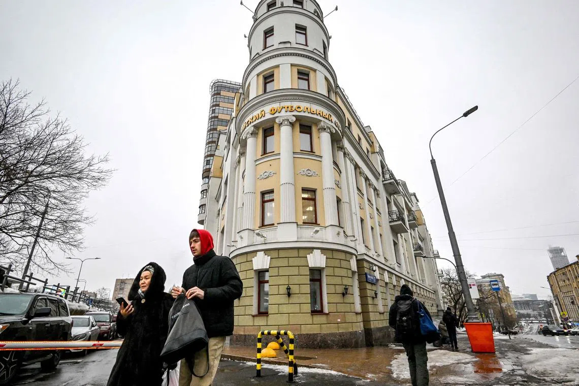 Russian Football Union votes to stay with Uefa | The Straits Times