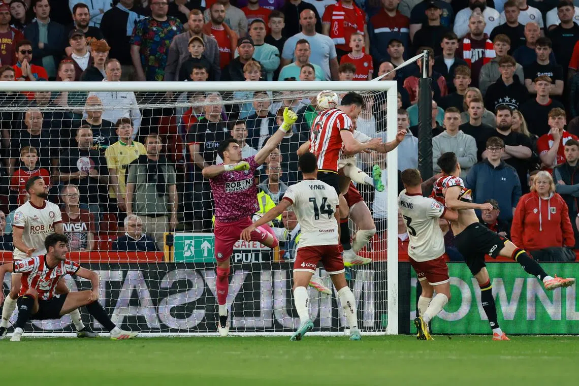 Sheffield United ease into Championship playoff final | The Straits Times