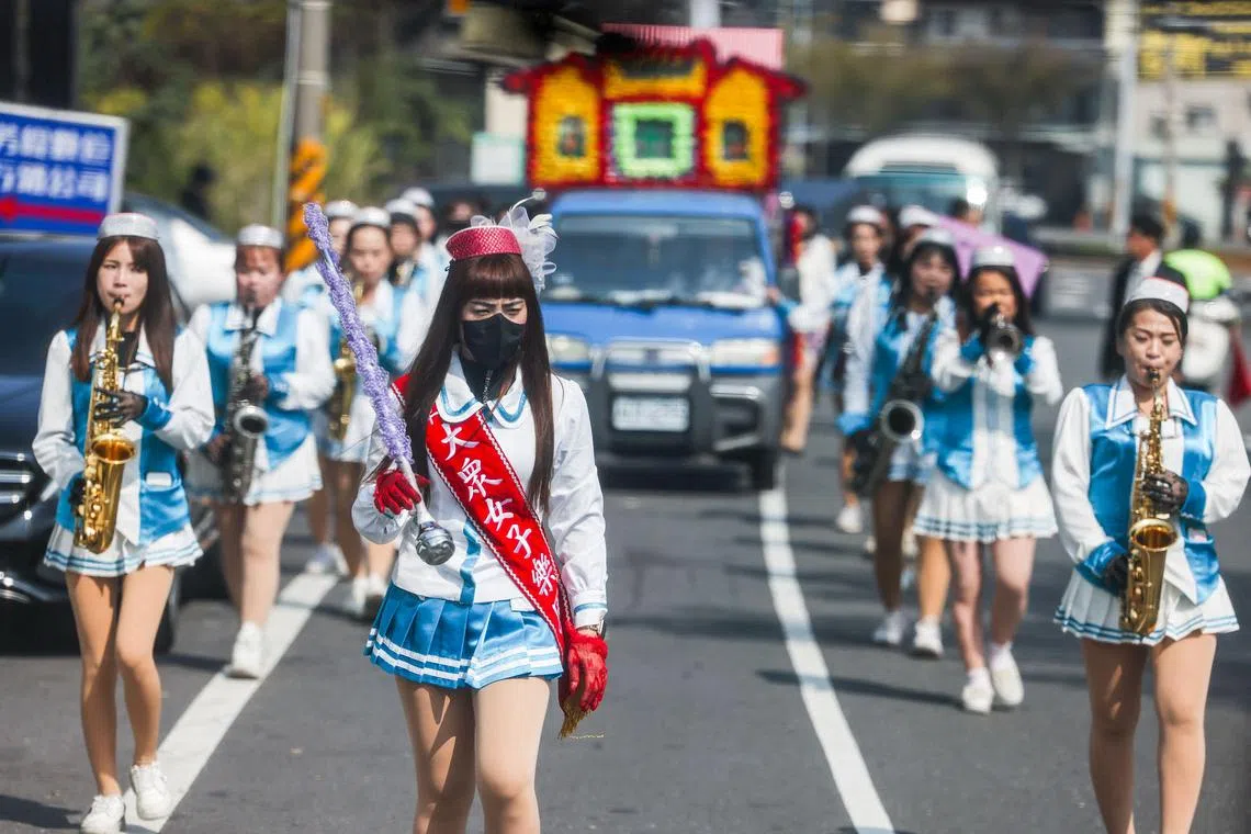 All-women marching band livens up Taiwanese funerals | The Straits Times
