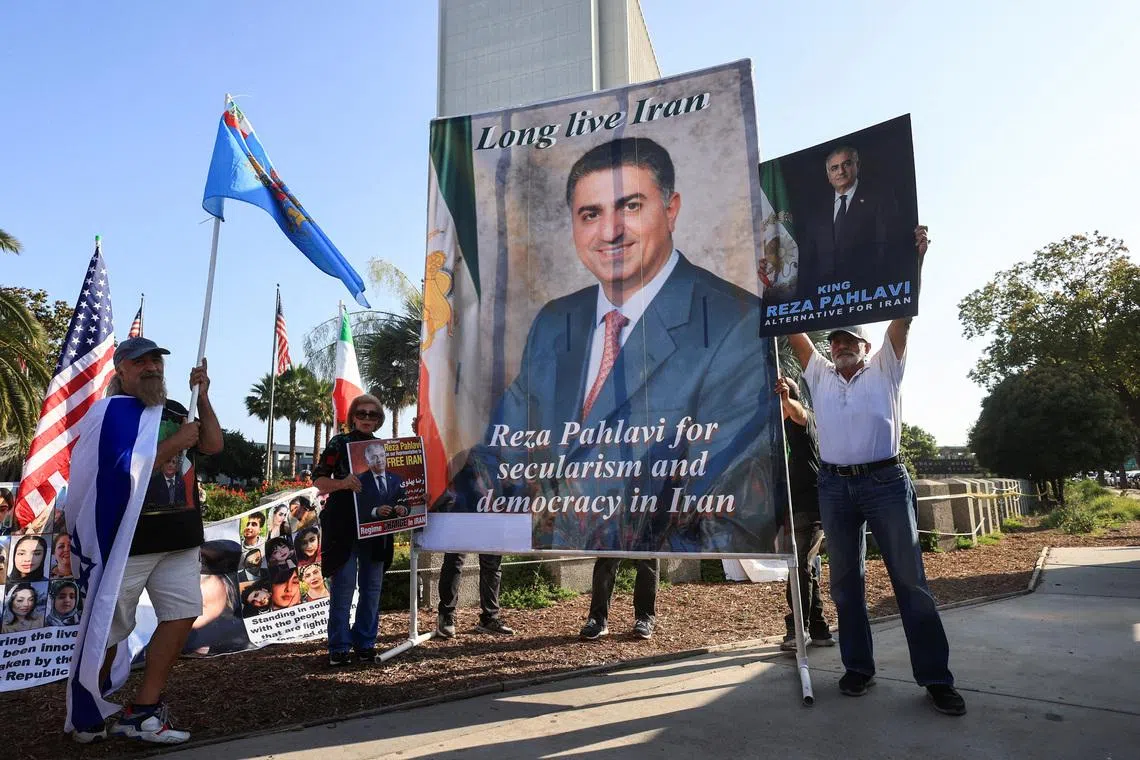 Son of Iran's last Shah appeals for more pressure to help protesters ...