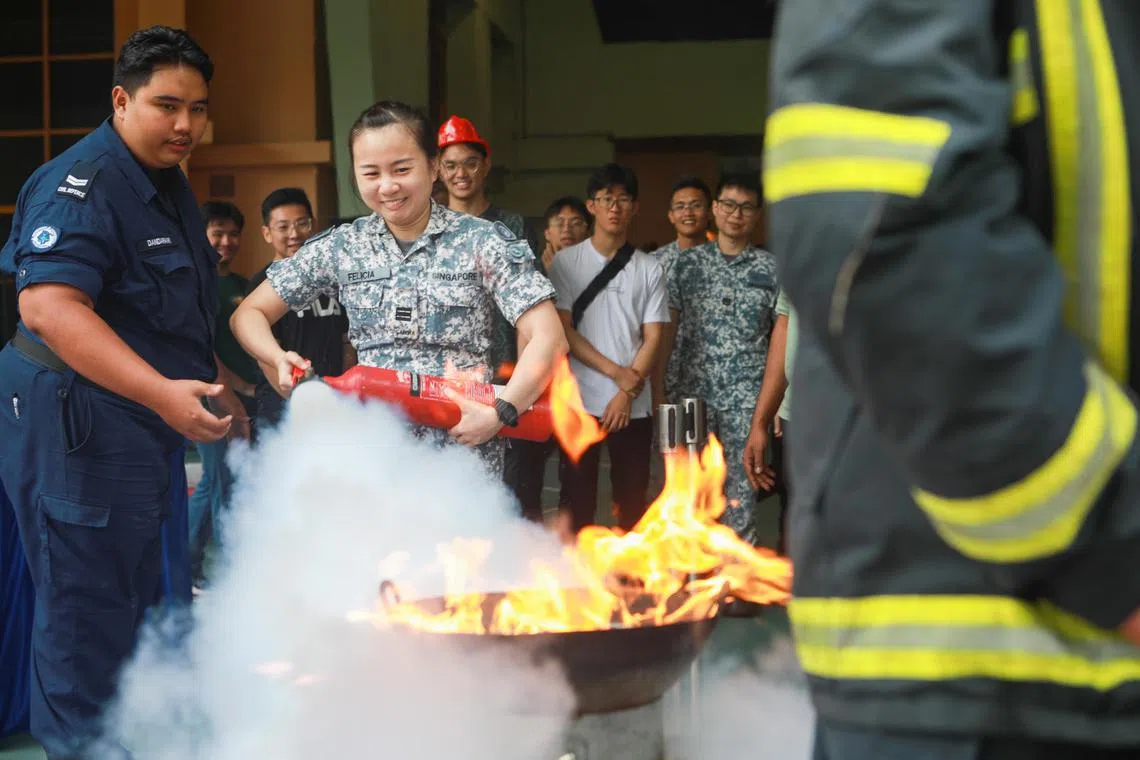 Residents plan crisis solutions to mark Total Defence Day | The Straits ...
