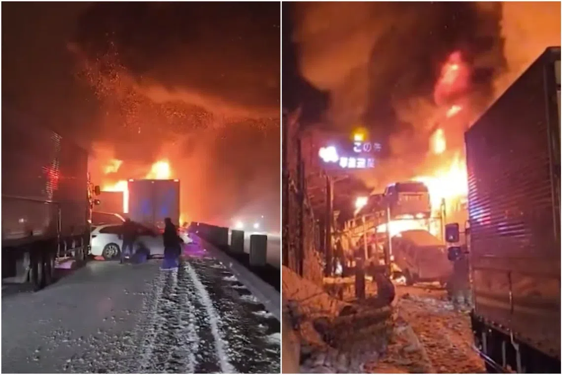 1 dead, 26 injured in 50-vehicle expressway pile-up north-west of Tokyo ...