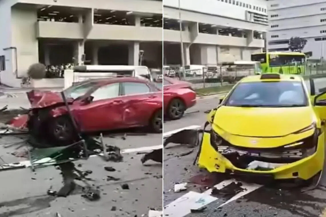 2 taken to hospital after accident between taxi and car near Bendemeer ...