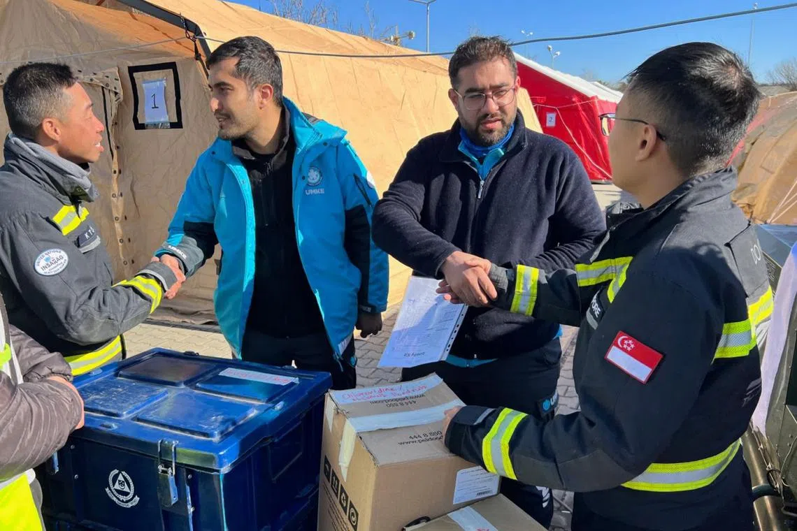 SCDF rescue team in earthquake-hit Turkey to return to Singapore on ...
