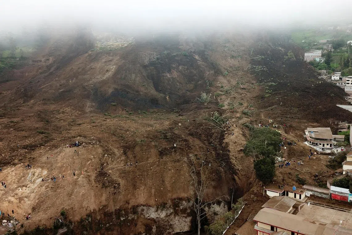 Nearly 50 missing, 7 dead in Ecuador landslide | The Straits Times