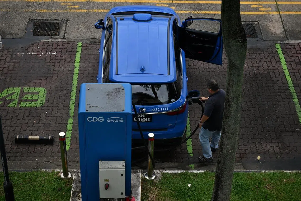 Another 8 EV fast charging hubs to be installed in HDB towns from early ...