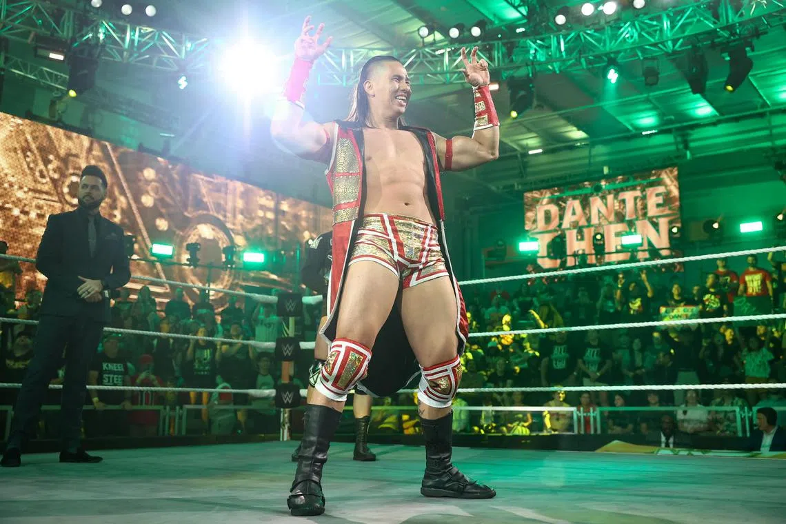 Singapore’s got talent: Dante Chen proud to be only Singaporean wrestler on WWE | The Straits Times