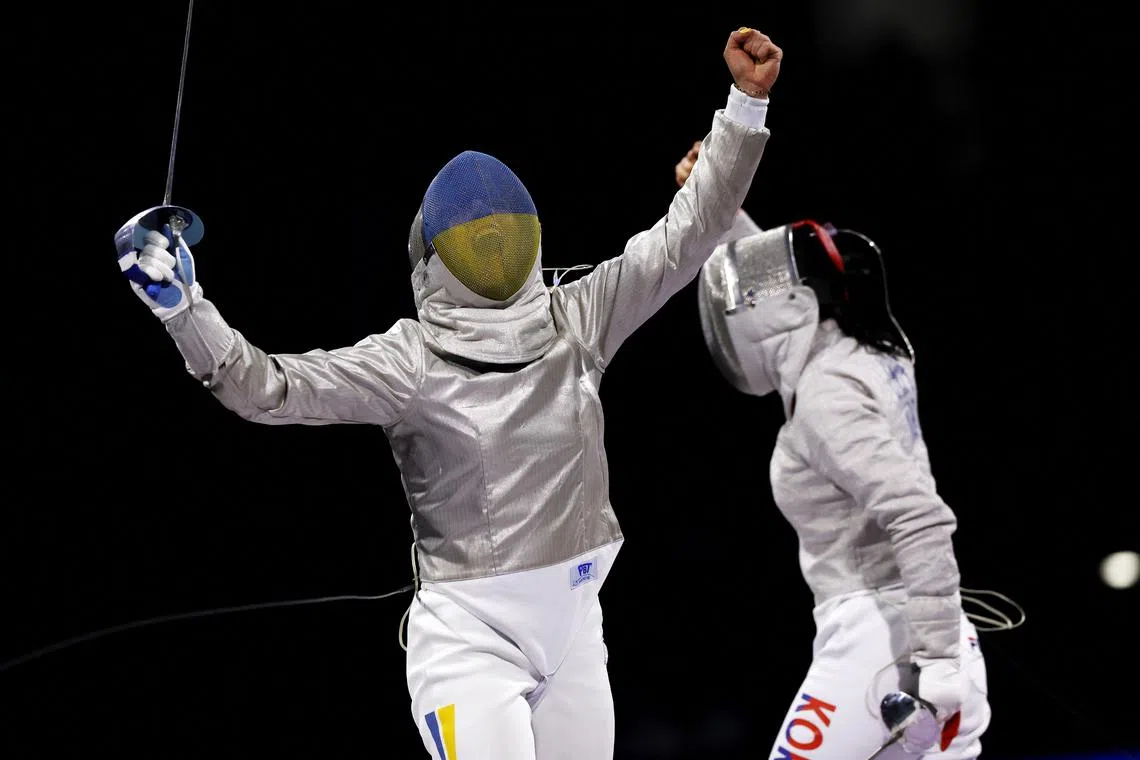 Fencing-Kharlan claims Ukraine's first medal with bronze in women's ...