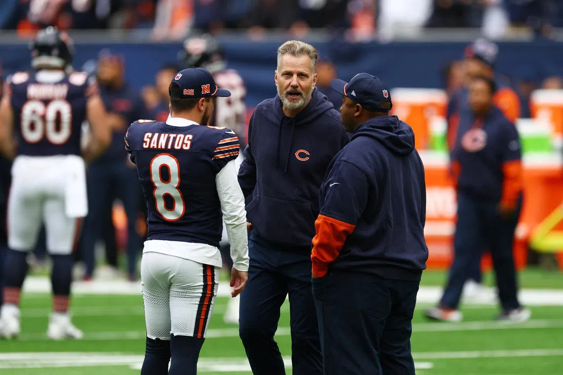 Bears fire head coach Matt Eberflus | The Straits Times