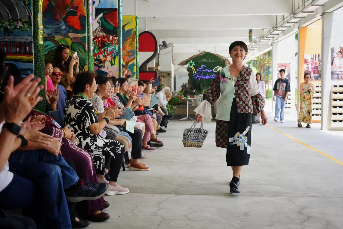 Bishan void deck fashion show presents ageless style, brings together ...