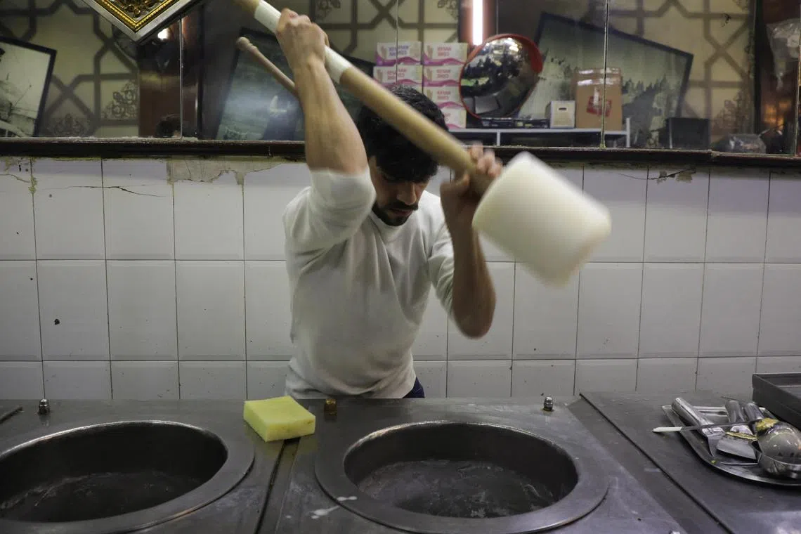 Syrians taste freedom at famous Damascus ice cream parlour | The ...