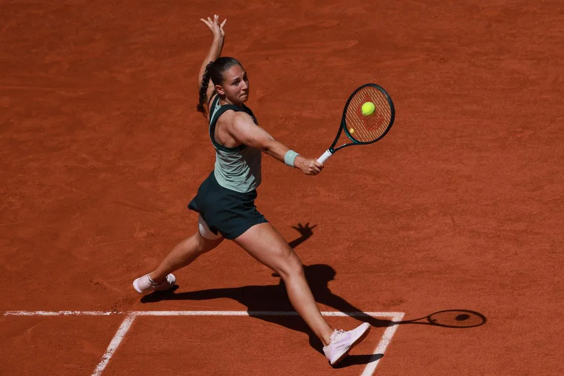 Parry stuns Anisimova to reach first Grand Slam fourth round at the ...