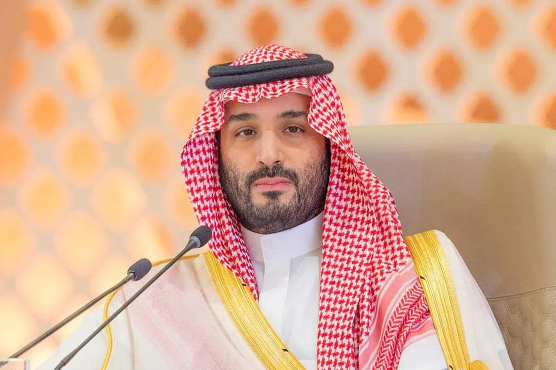 Saudi crown prince calls for end of war in Gaza | The Straits Times