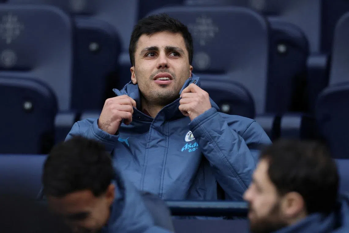City's Rodri returns to individual training after ACL injury | The ...
