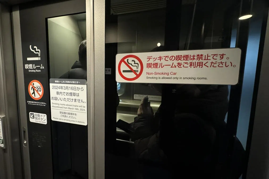 Japan’s bullet trains go completely smoke-free, taking some riders by ...