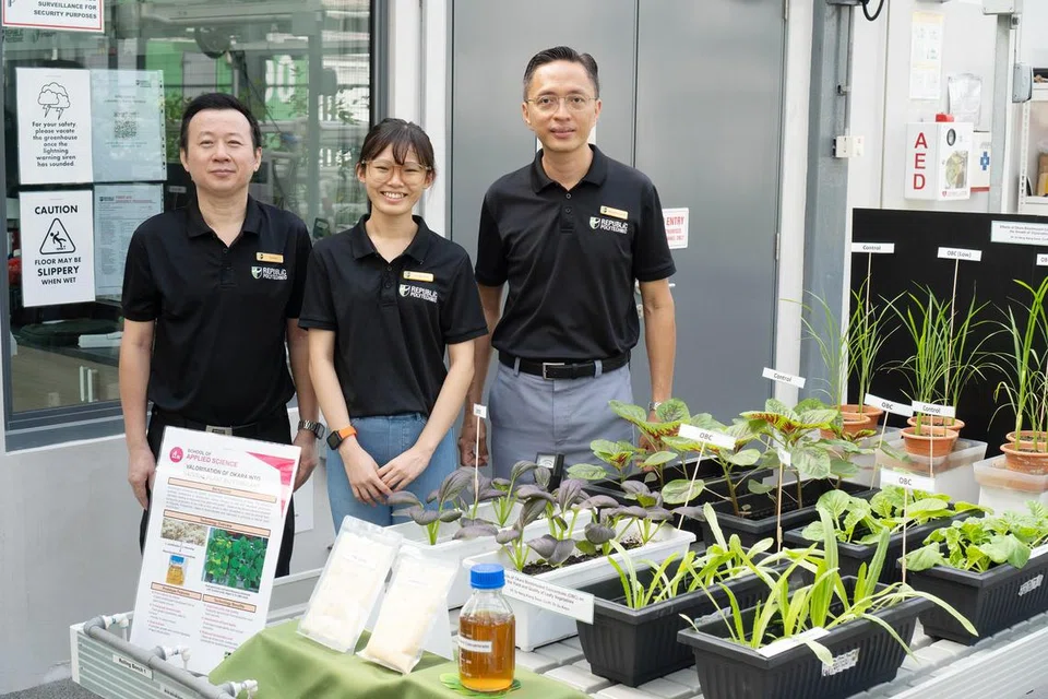 Republic Polytechnic researchers turn soya pulp meant for landfills ...