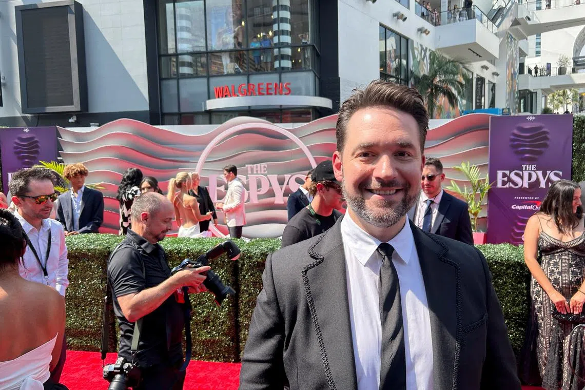 Ohanian says his big bet on women's sports is paying off | The Straits ...