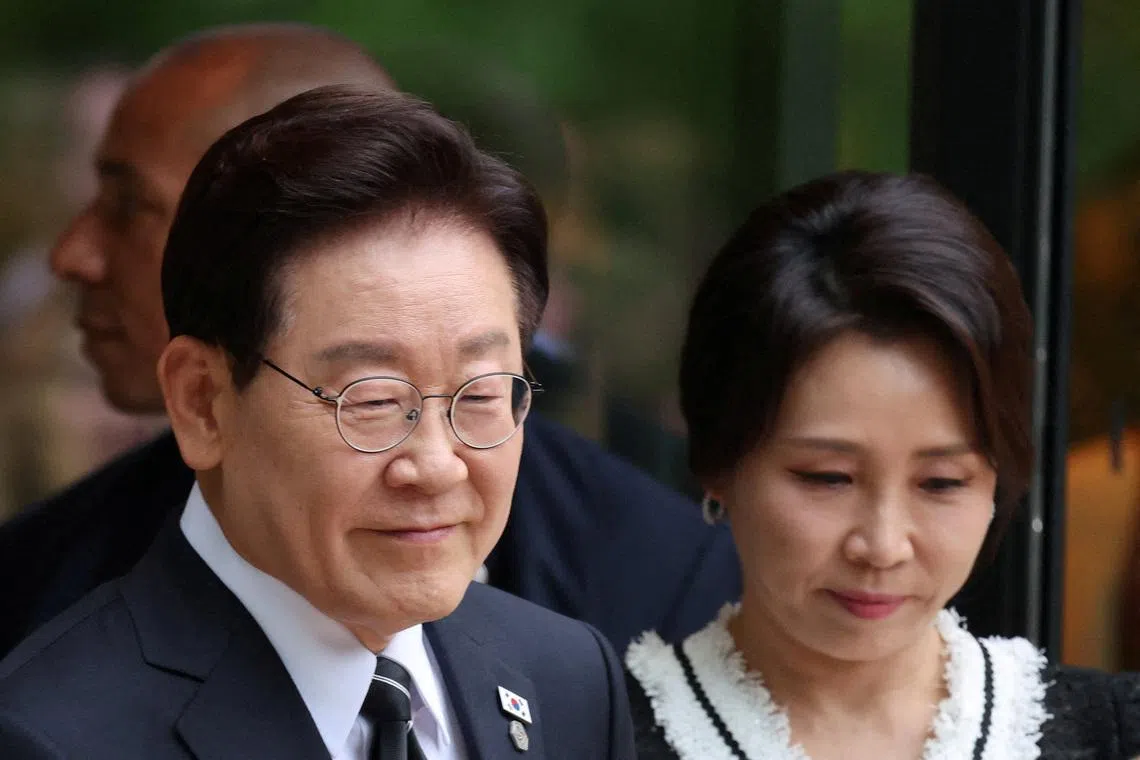 South Korea's Lee leaves G7 with Trump's pen after talks about peace on ...