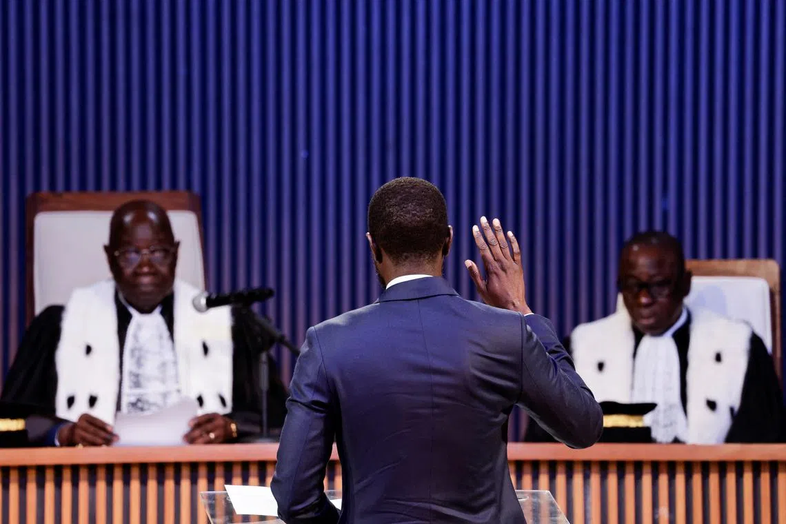 Faye sworn in as Senegal president, cites 'profound desire for change ...