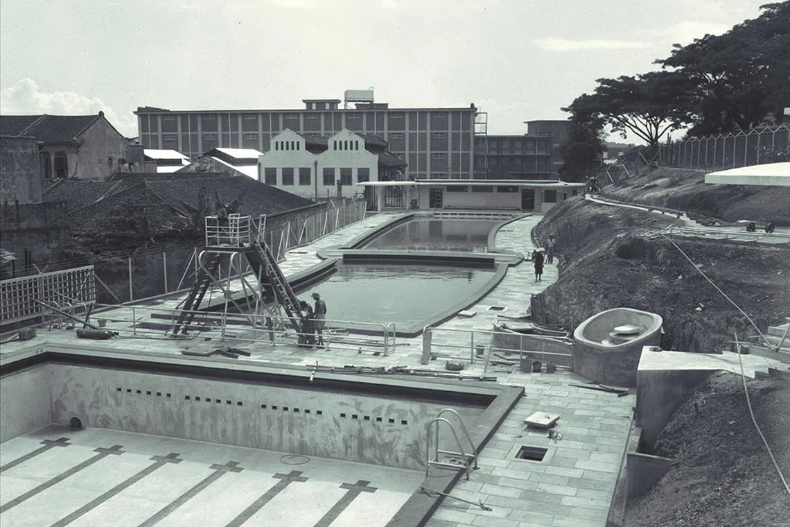 Yan Kit Pool Heritage Gallery and Mural to commemorate the old swimming ...