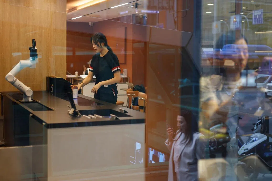 South Korean shops turn to robots, self-service to escape labour woes ...