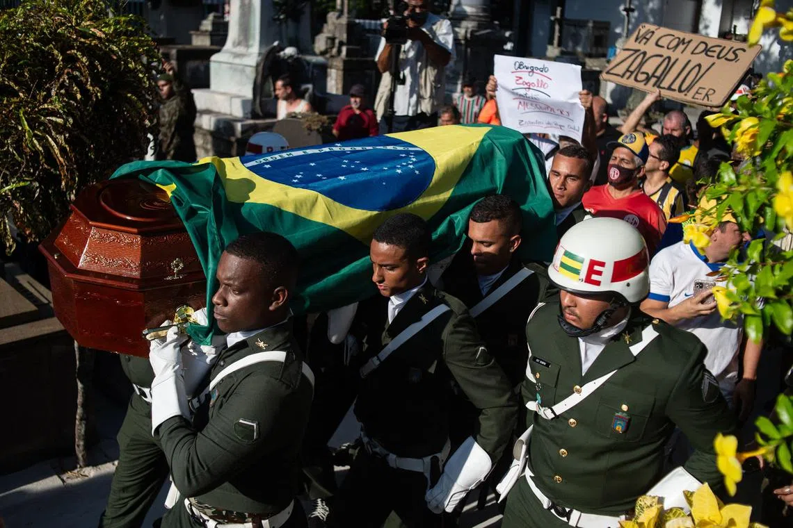 Brazil says goodbye to late football great Mario Zagallo | The Straits ...