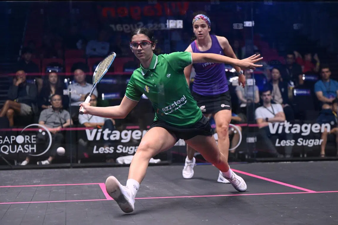 Egyptian squash prodigy Amina Orfi, 17, eyes more record-breaking feats ...
