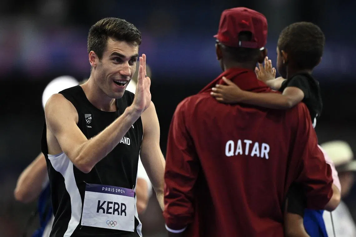 New Zealand’s Hamish Kerr prevails in jump-off to win Olympic high jump ...