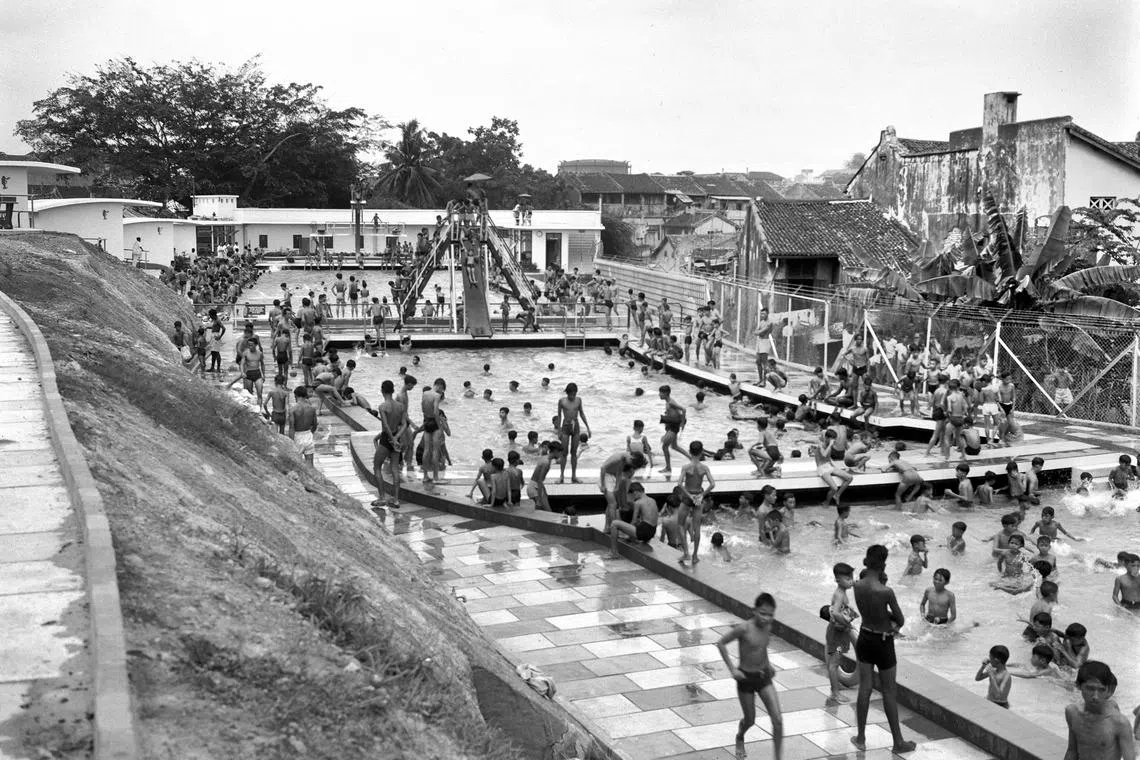 Yan Kit Pool Heritage Gallery and Mural to commemorate the old swimming ...