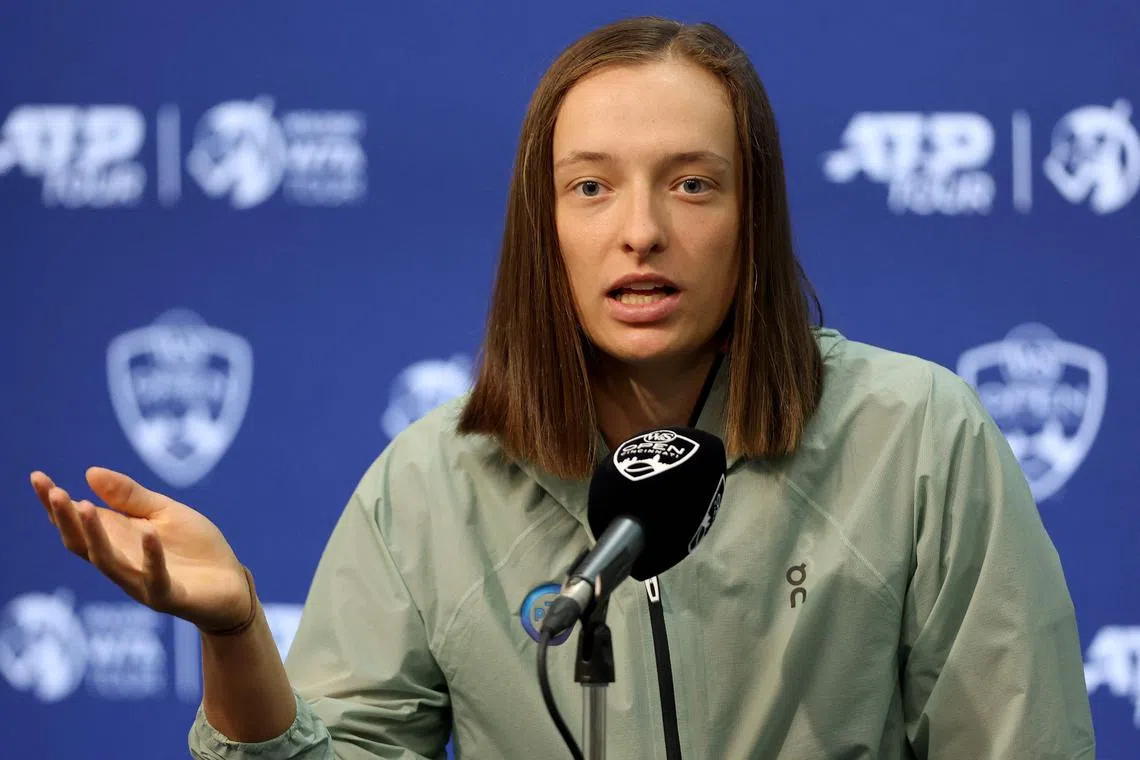 World No. 1 Iga Swiatek calls for end to late-night scheduling at ...