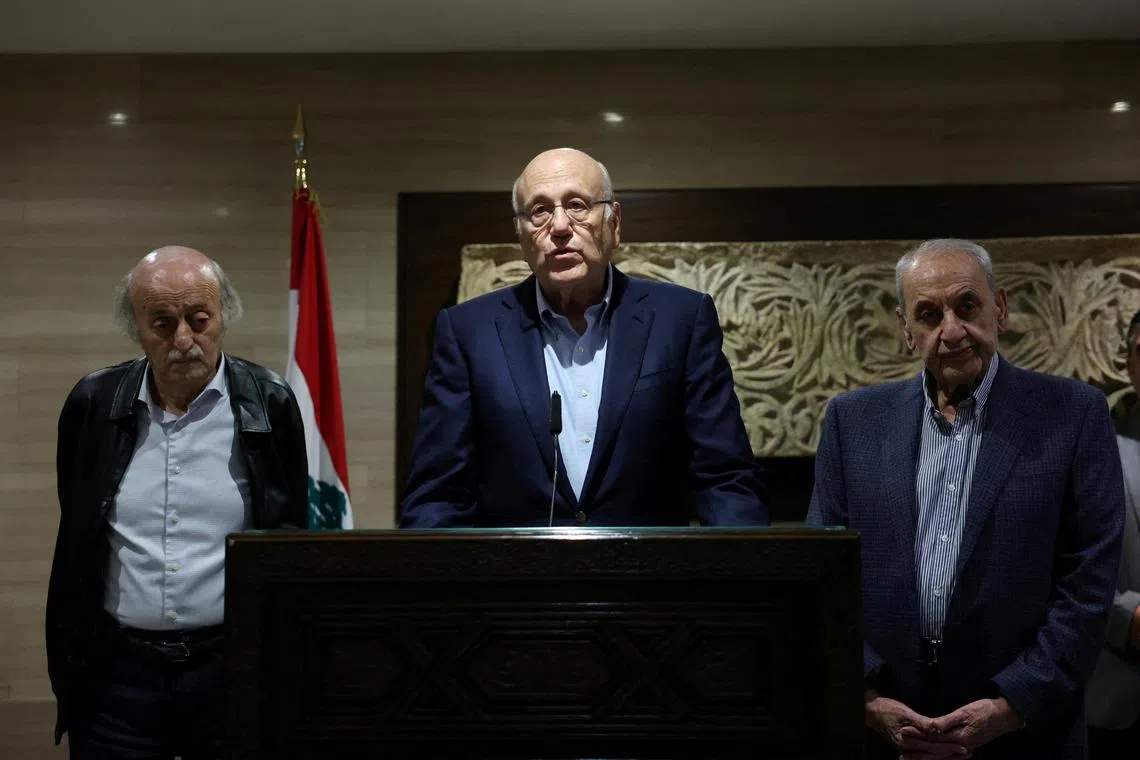 Lebanese factions revive bid to fill presidency as Israel attacks | The Straits Times