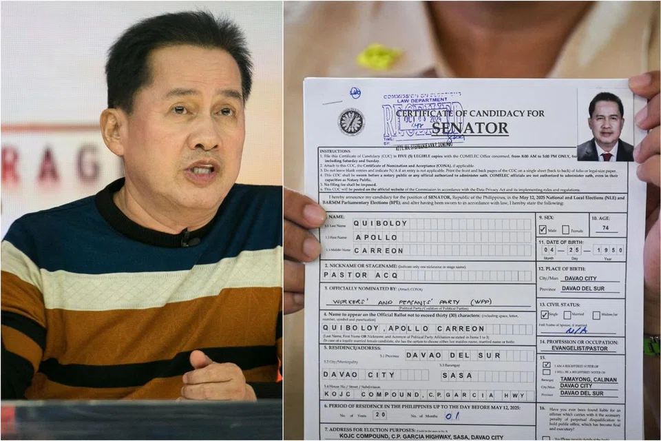 Detained preacher’s senate bid highlights ‘broken’ Philippine electoral ...