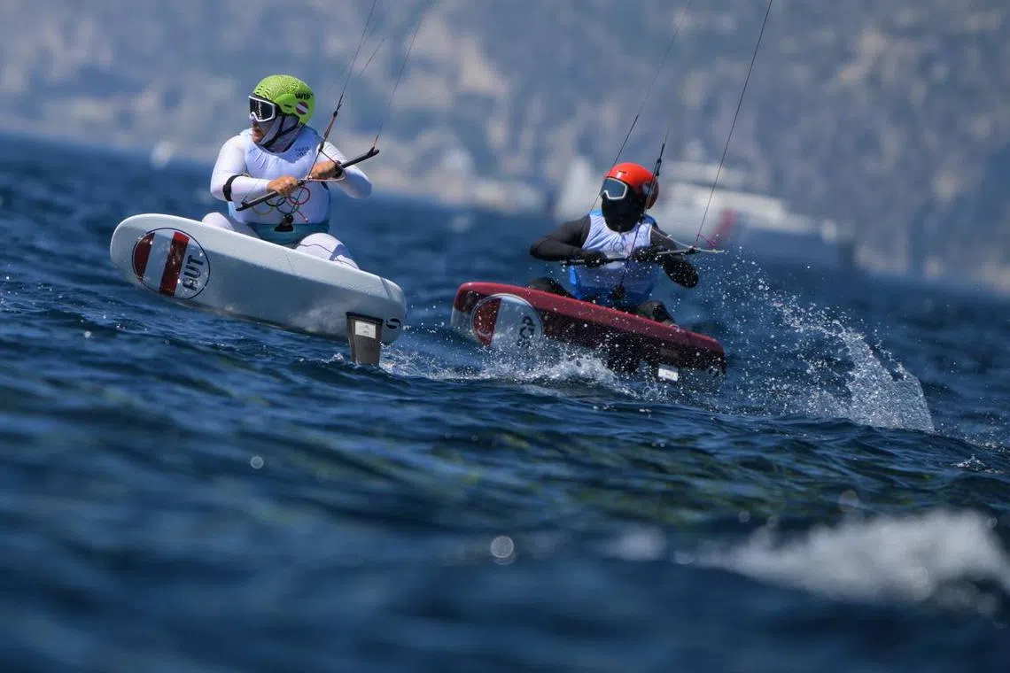 Singapore kitefoiler Max Maeder wins Olympic bronze on National Day ...
