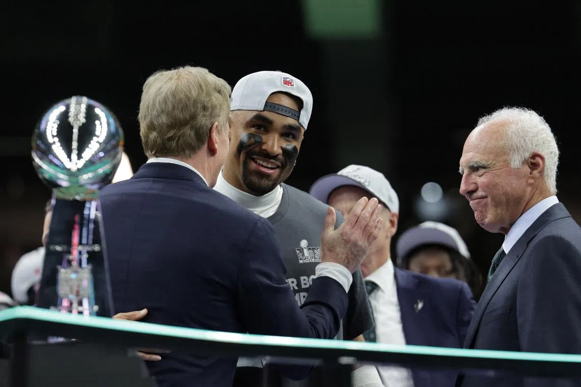 NFL-Eagles soar to blowout Super Bowl win over Chiefs | The Straits Times