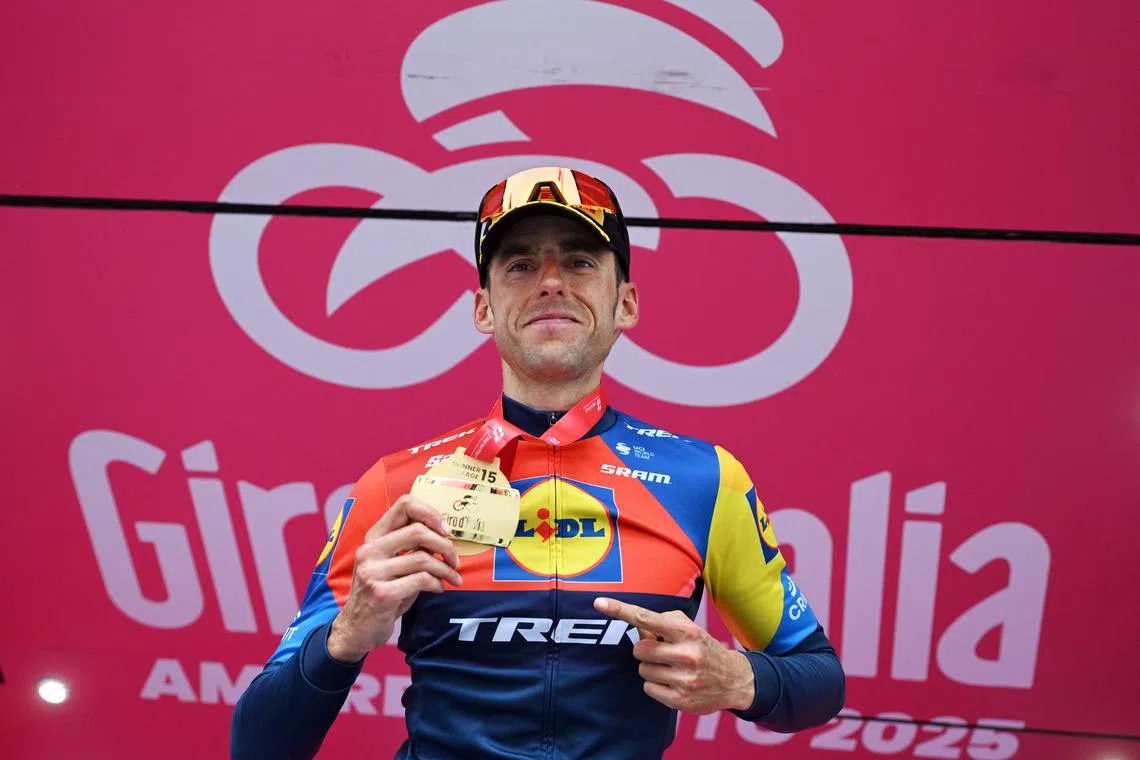 Verona solos to Giro stage 15 win, Del Toro retains lead | The Straits ...
