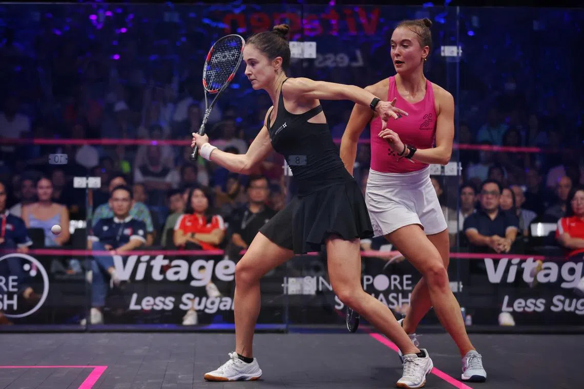Nele Gilis beats sister Tinne to win Singapore Squash Open; Ali Farag ...