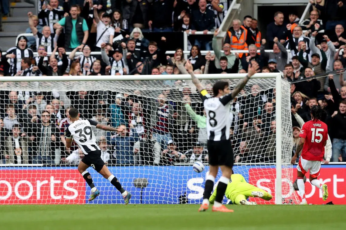 Newcastle up to fourth place in Premier League after thrashing hapless ...