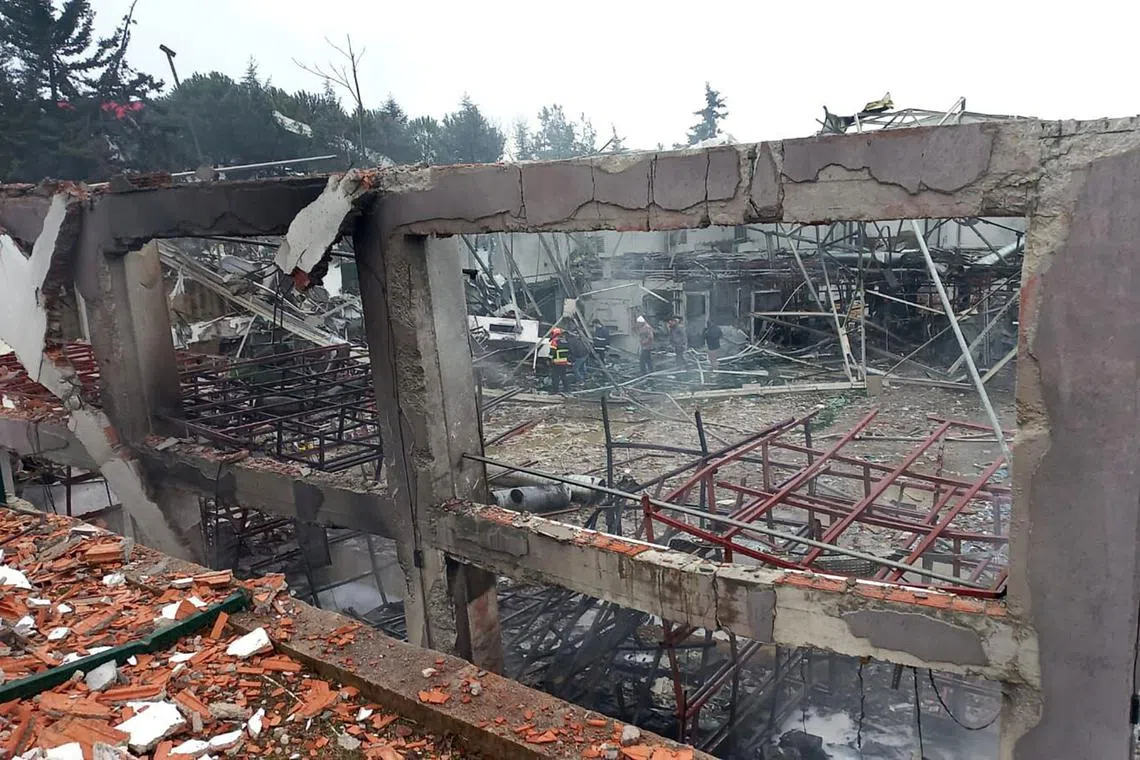 Eleven people killed in explosives factory blast in Turkey, minister ...