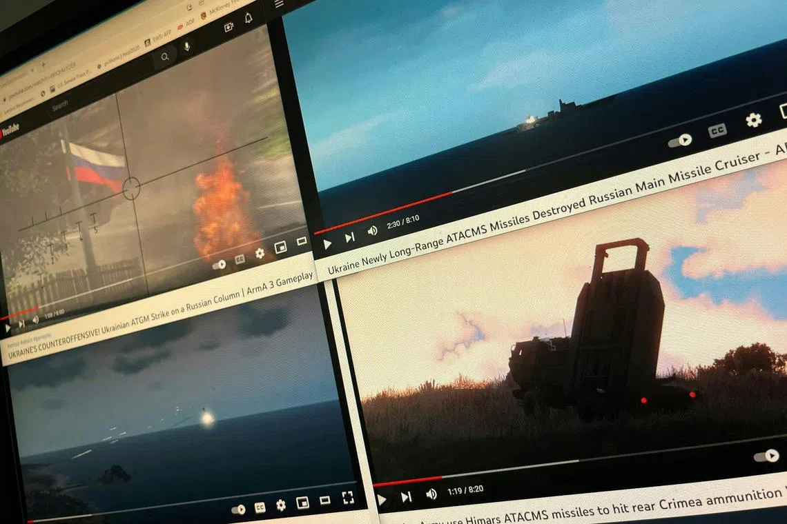 War-themed video game fuels wave of misinformation | The Straits Times