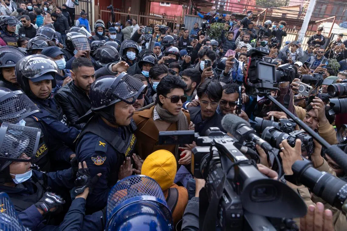 New alliance vows to address youth demands in Nepal polls | The Straits ...