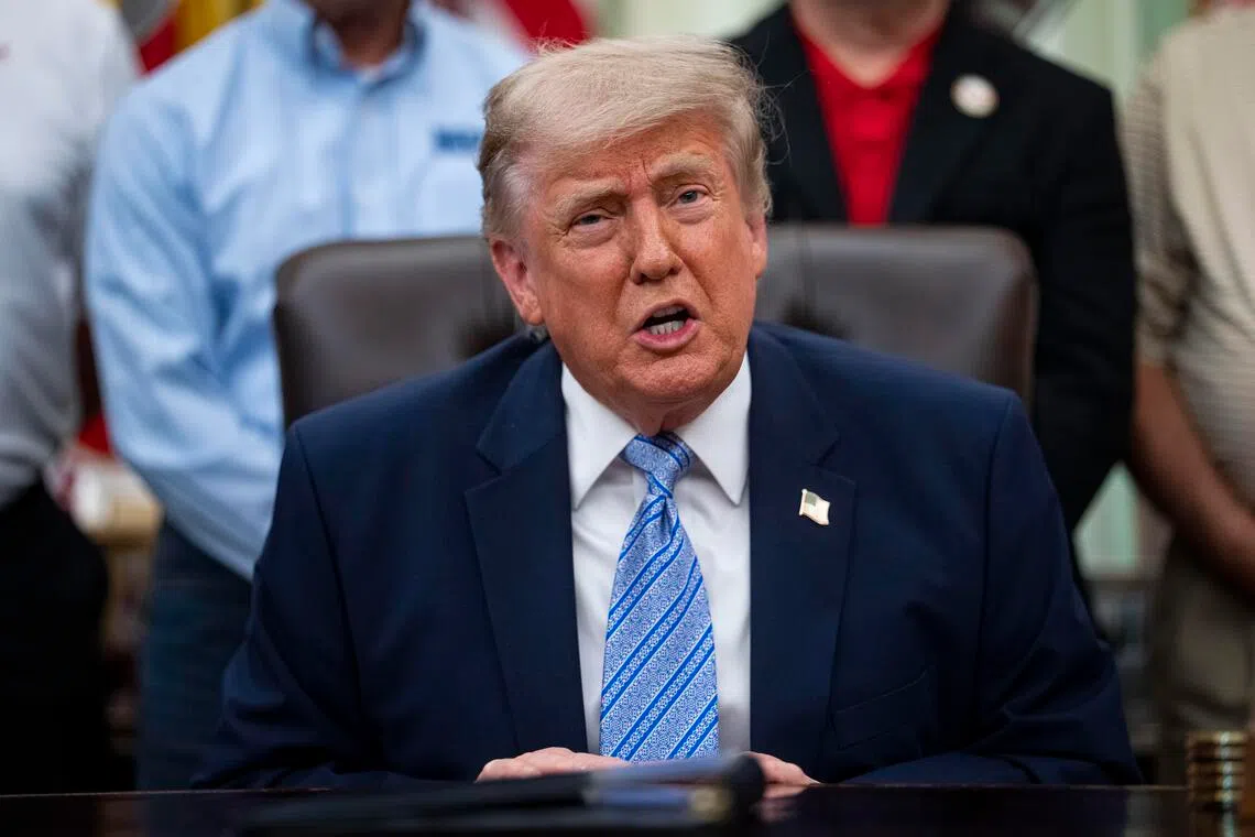 Trump to meet Cabinet at Camp David on Iran | The Straits Times
