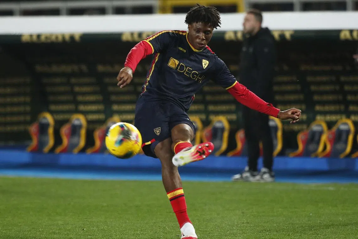 Man United sign Danish defender Dorgu from Lecce | The Straits Times